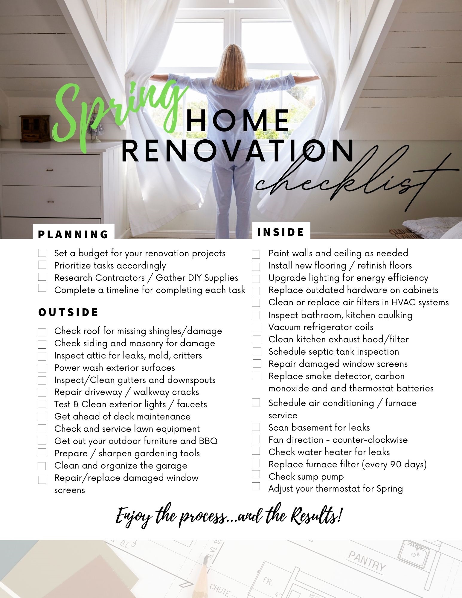 Spring Home Renovation Checklist | Zena Taller - Ottawa Real Estate